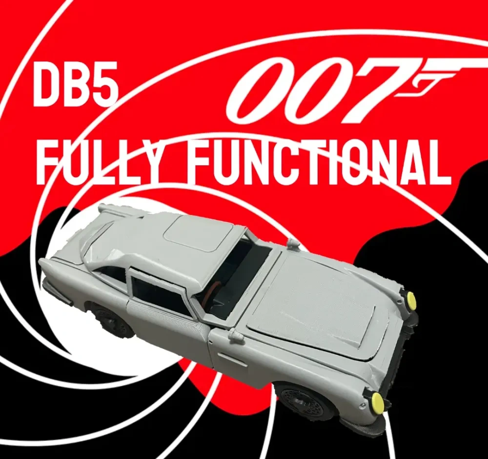 Aston Martin DB5 - OO7 Edition 来自 Dezist9 - MakerWorld