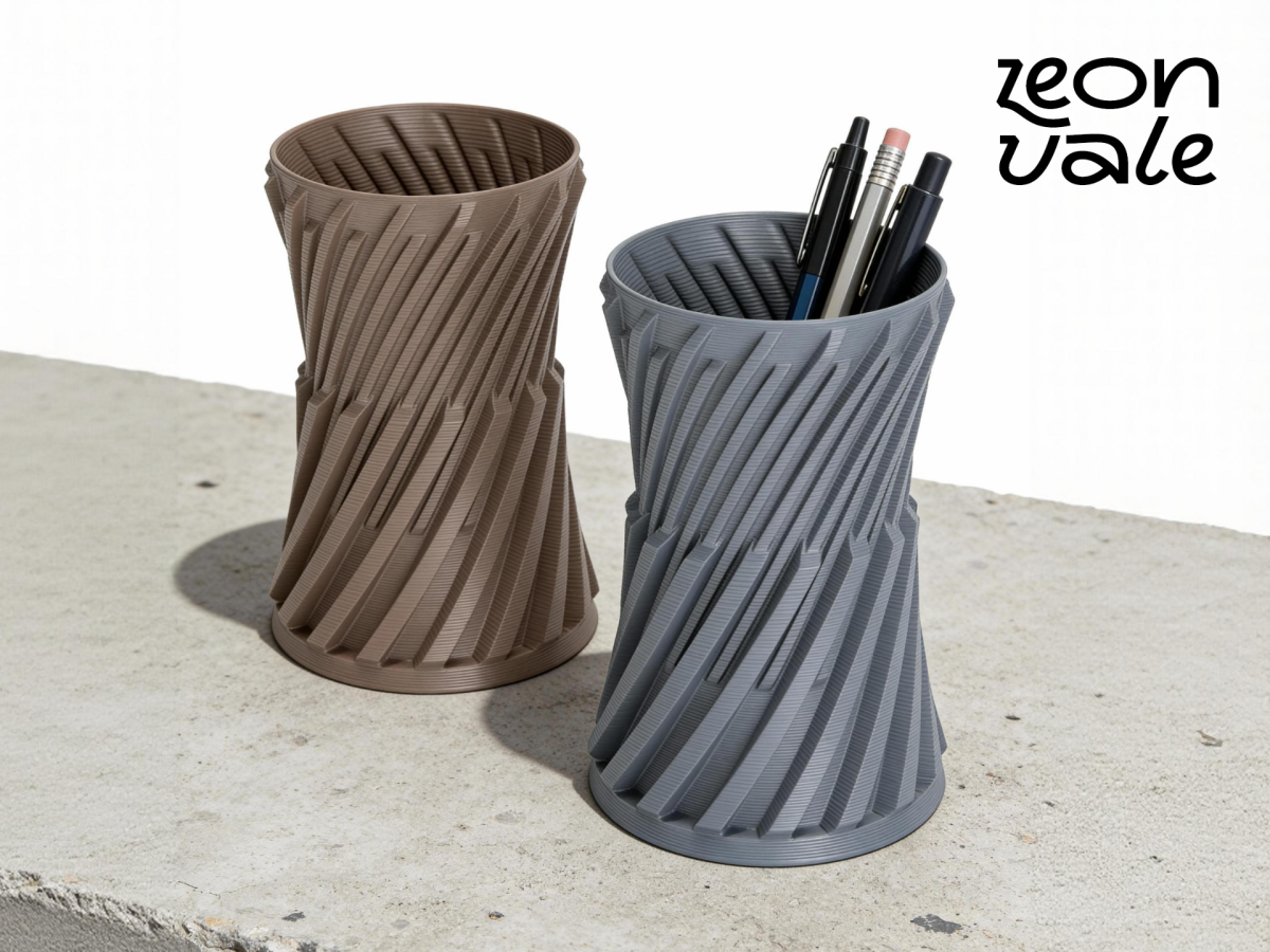 Stark Industrial C1 冷峻工业风格笔筒置具 Pen Container 来自 Zeonvale Studio ...