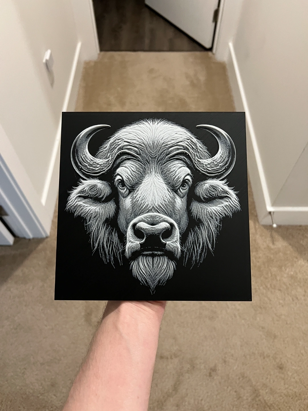 Buffalo Face Hueforge 来自 RP47 Designs - MakerWorld