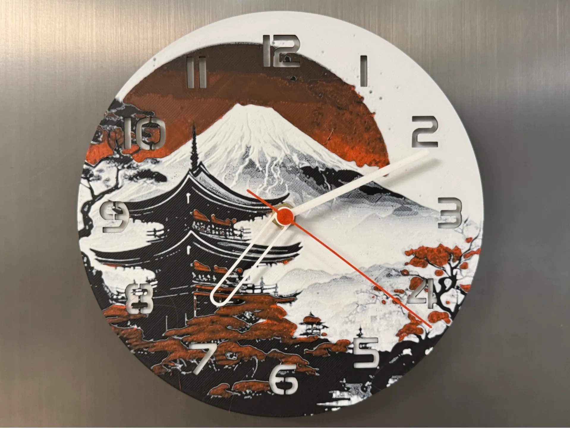 wall / desk clock Japanese Landscape HueForge 二次创作 - 来自 cP3D - MakerWorld