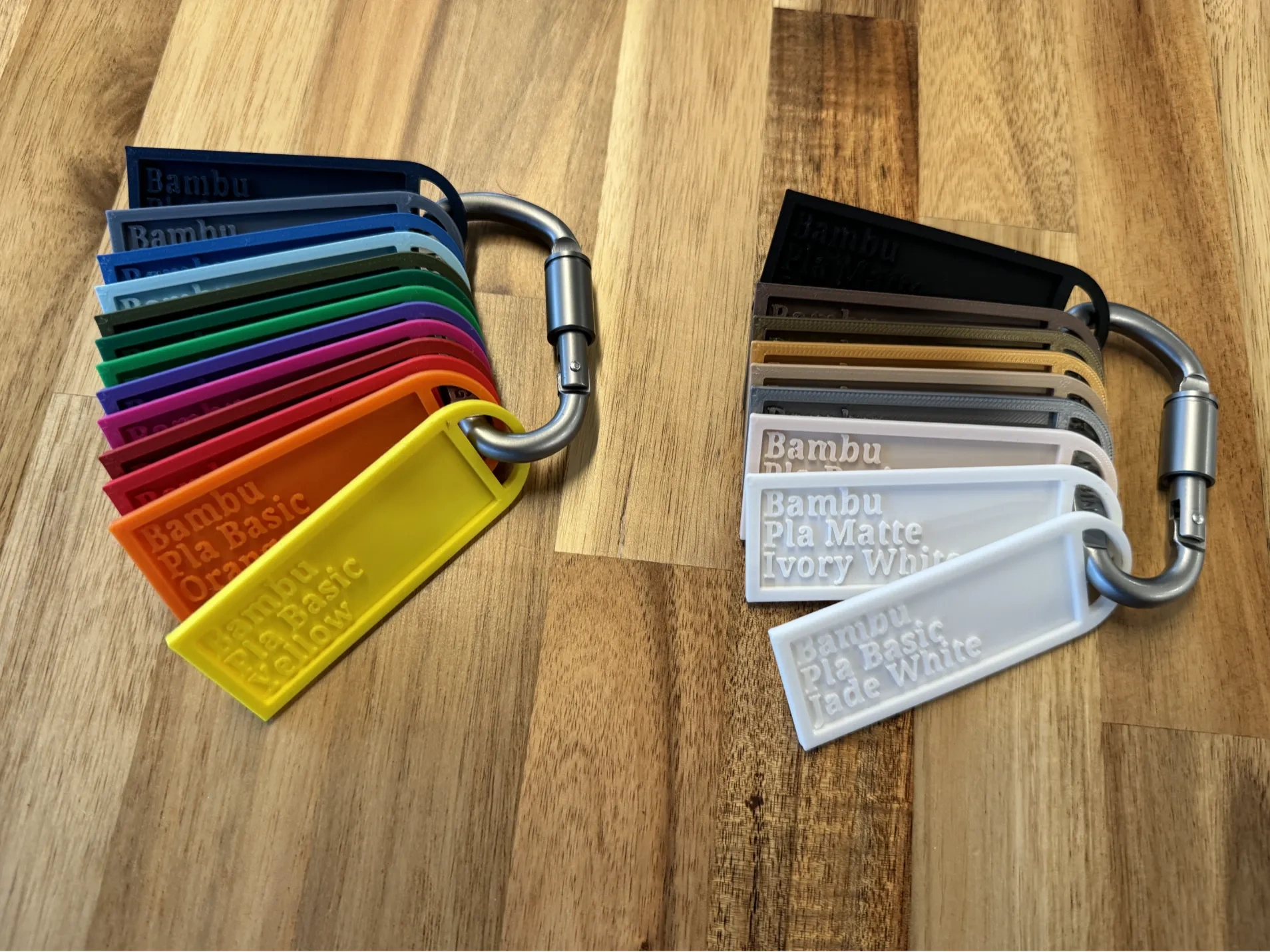 Filament Swatches for Bambu Colours 来自 Canadian Gamer - MakerWorld
