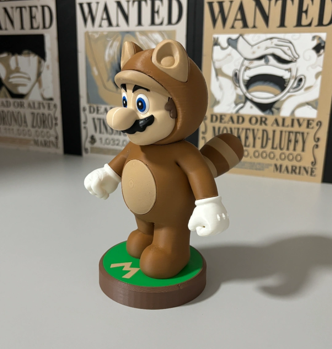 Tanooki Mario Stand 来自 WildWolf_3DMakerWorld：免费下载 3D 模型