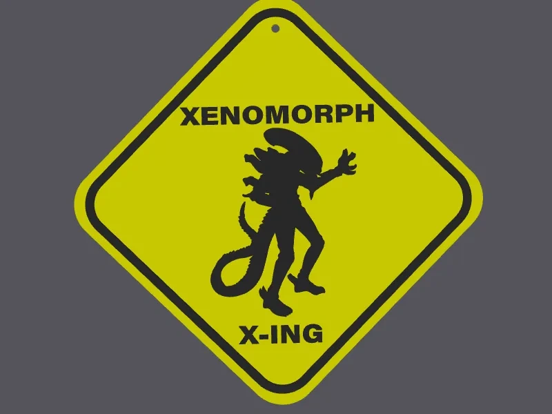 Xenomorph Alien X-ing Sign 来自 3dProStudio - MakerWorld