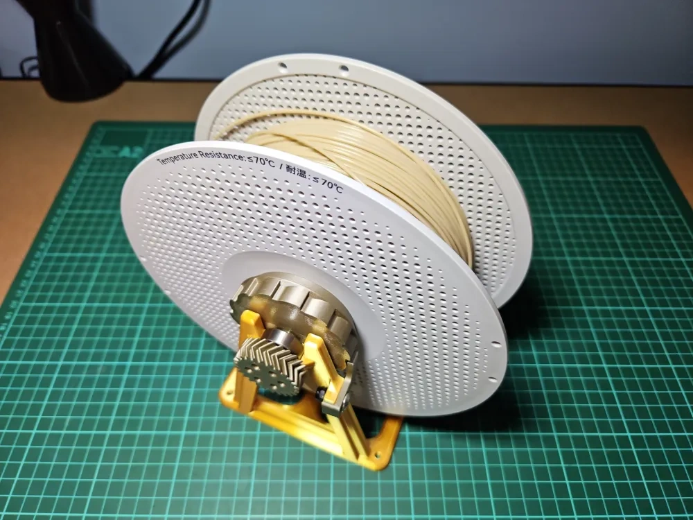 线轴绕线器V2.0（与众不同） 来自 Wiseone MakerWorld：免费下载 3D 模型