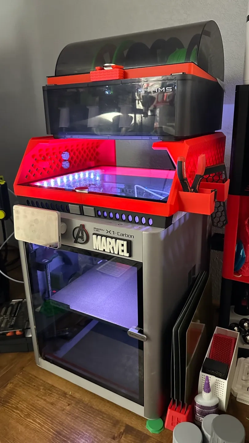 V6更新 Bambu Lab P1P P1S X1-C Riser+AMS Stand - 社区构建！ 二次创作 - 来自 ...