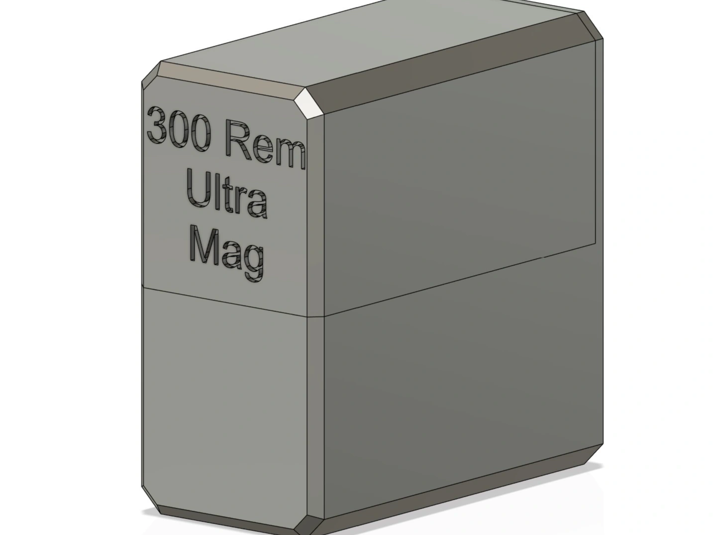 300 Remington Ultra Mag 10 Round Ammo Box 来自 Nathan - MakerWorld