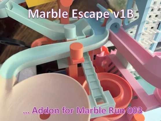 大理石滑道 003 跳跃坡道逃生附加包 v1B 来自 MplusM - MakerWorld