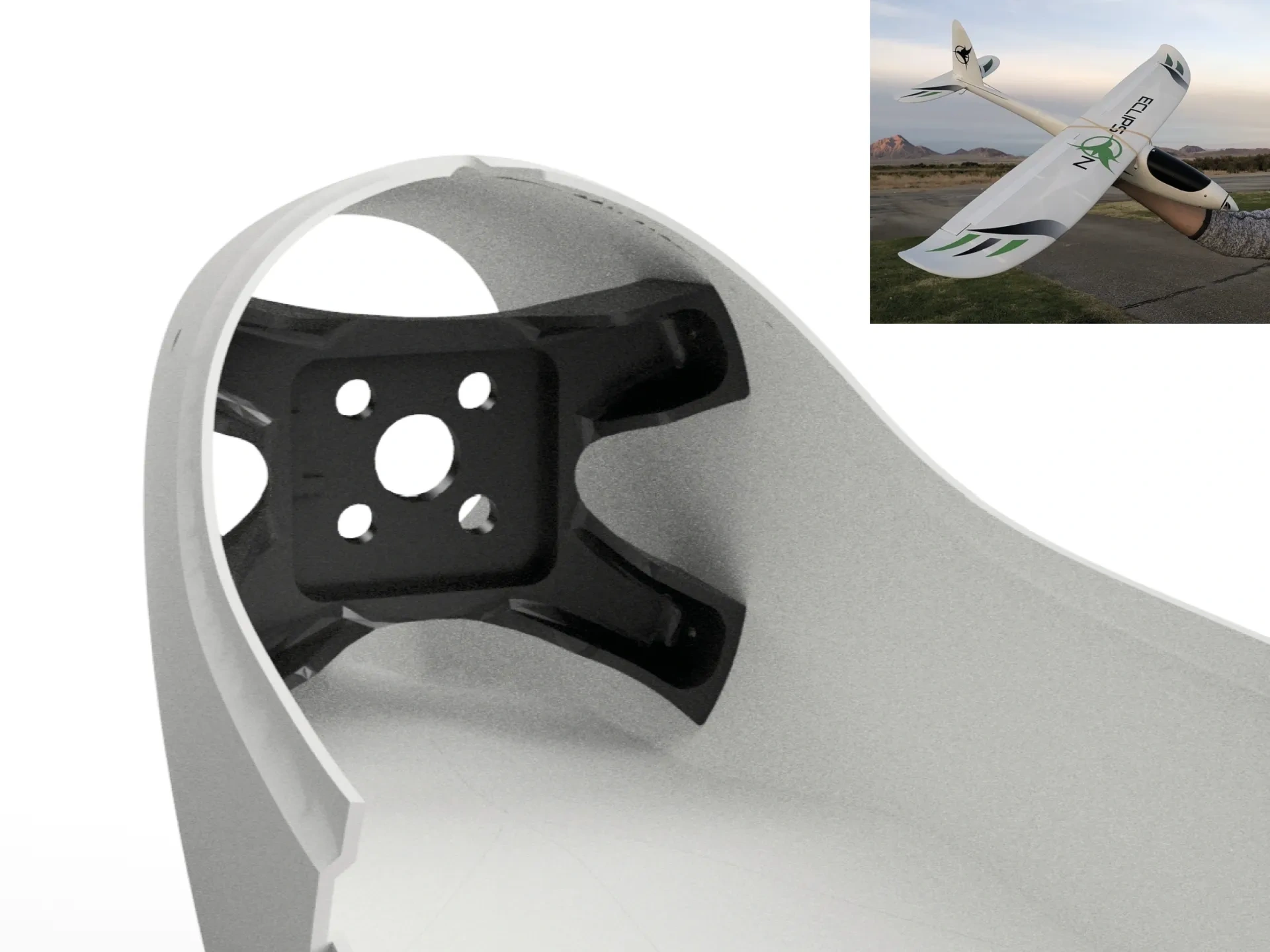 Eclipson Model A engine mount symmetrical holes 来自 Officina23 - MakerWorld