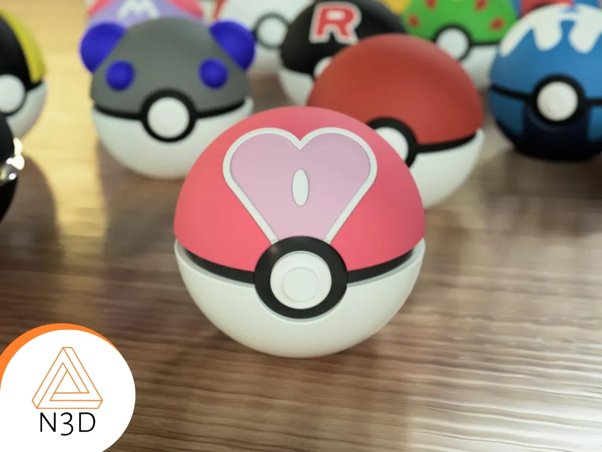 Love Ball - Pokemon Pokeball Collection 来自 N3D - MakerWorld