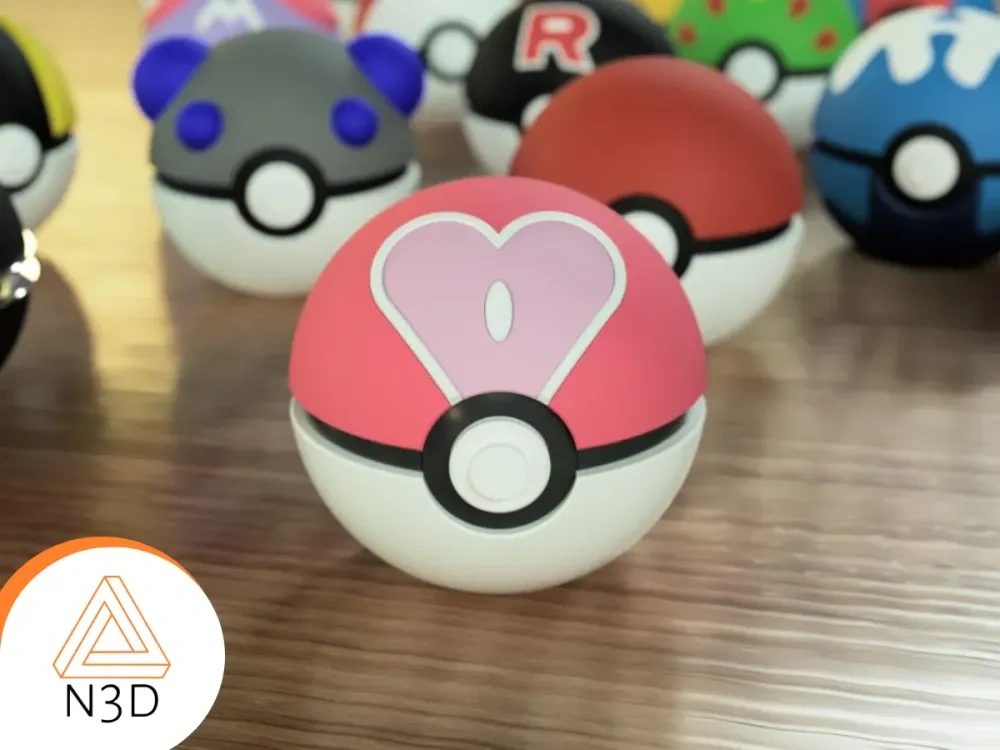 Love Ball - Pokemon Pokeball Collection 来自 N3D - MakerWorld