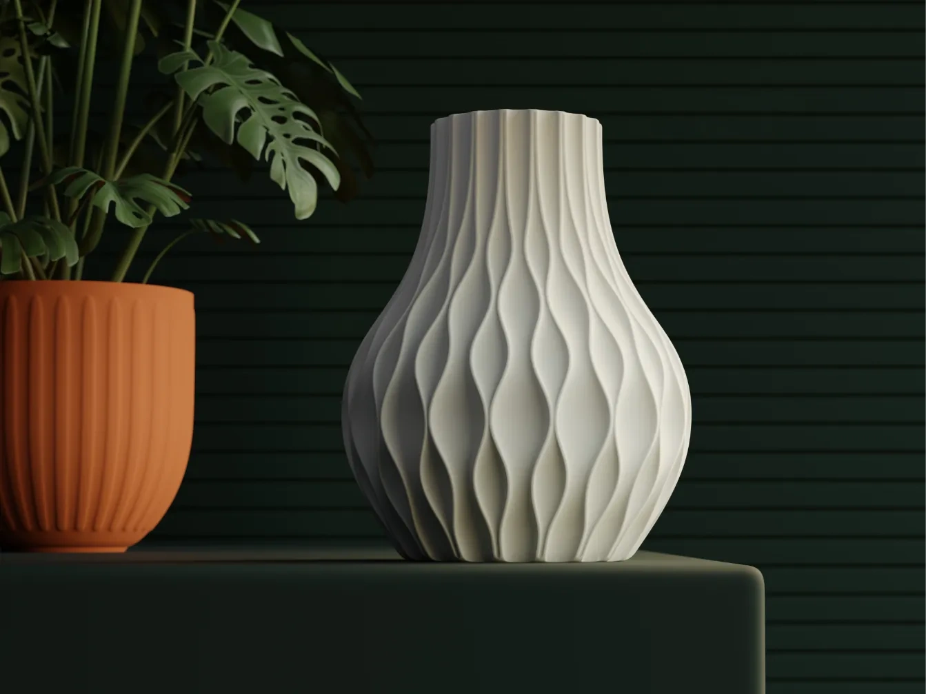 积木花瓶v2 来自 J.K.MakerWorld：免费下载 3D 模型