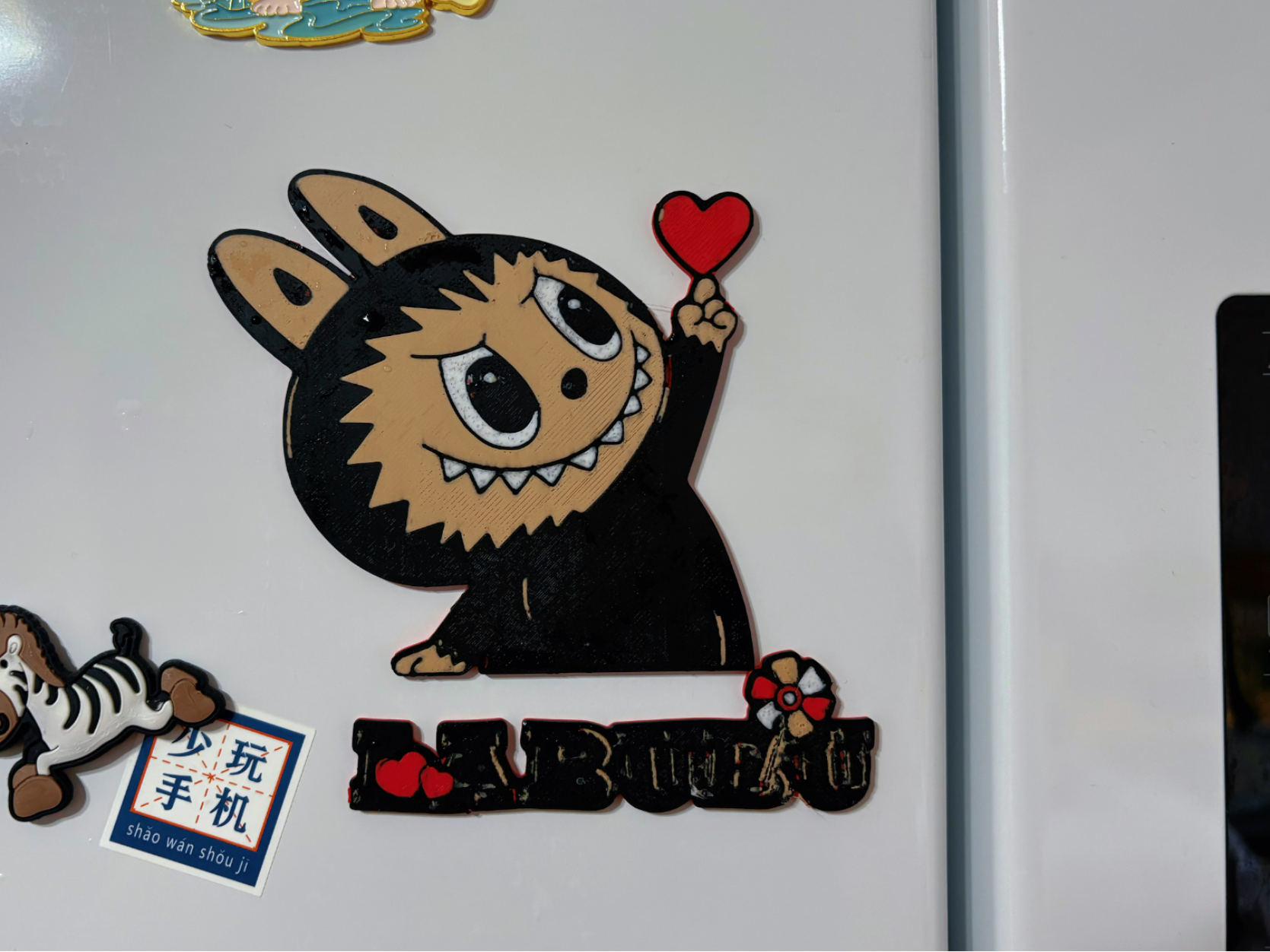 拉布布labubu冰箱贴 来自 felicity MakerWorld：免费下载 3D 模型