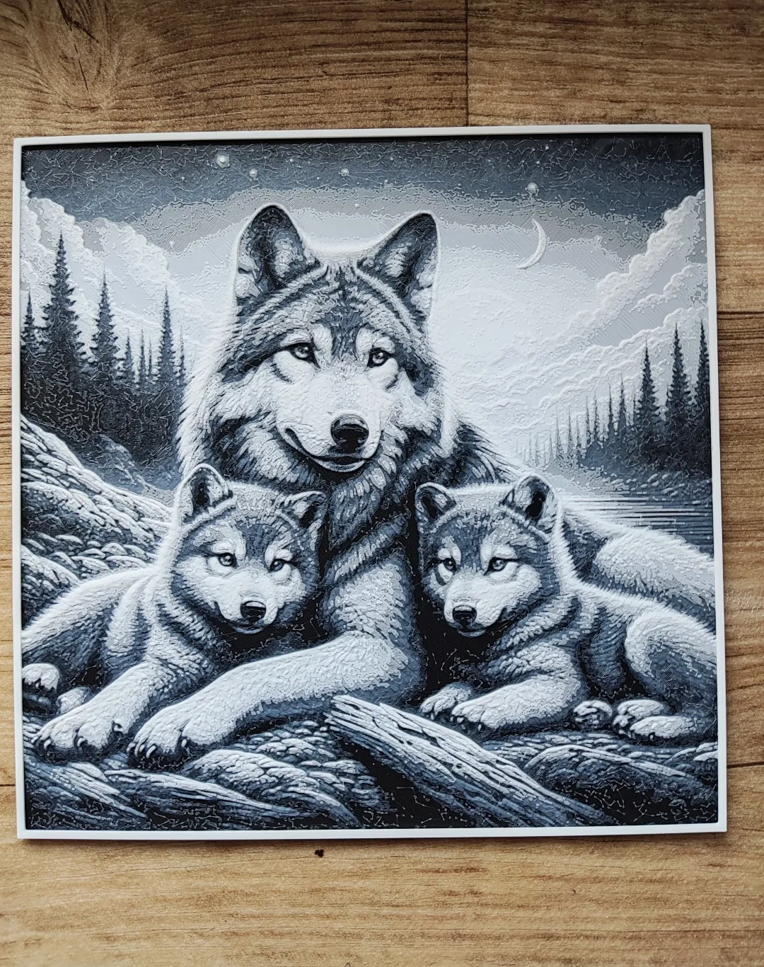 Wolf hueforge 来自 Fantomas - MakerWorld