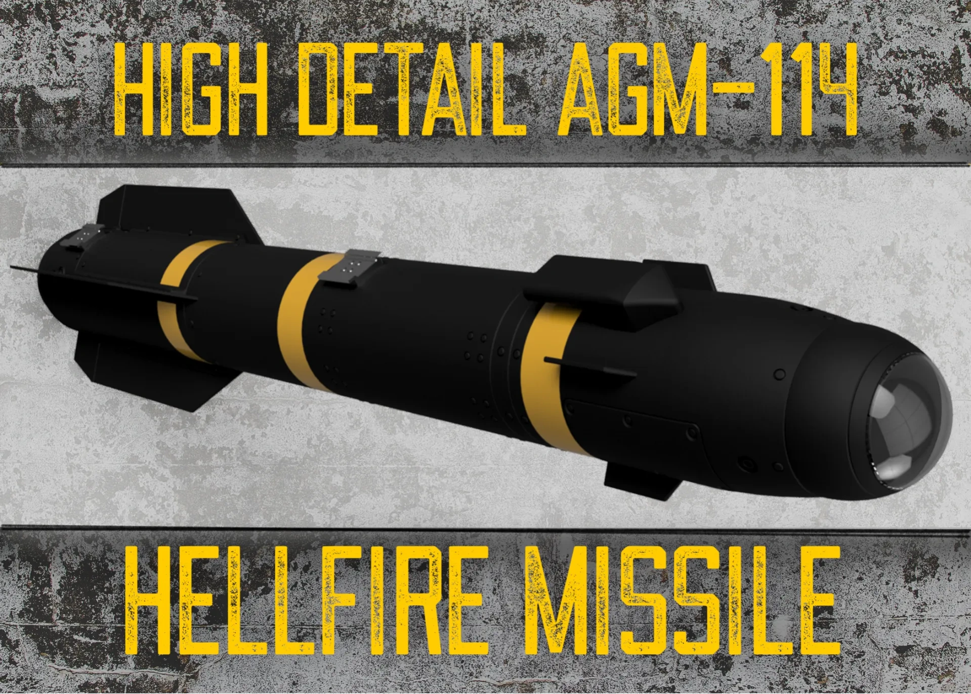 High Detail AGM-114 Hellfire 来自 faithfulvein - MakerWorld