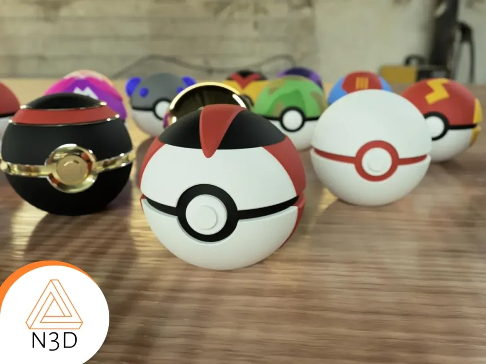 Timer Ball - Pokemon Pokeball Collection 来自 N3D - MakerWorld