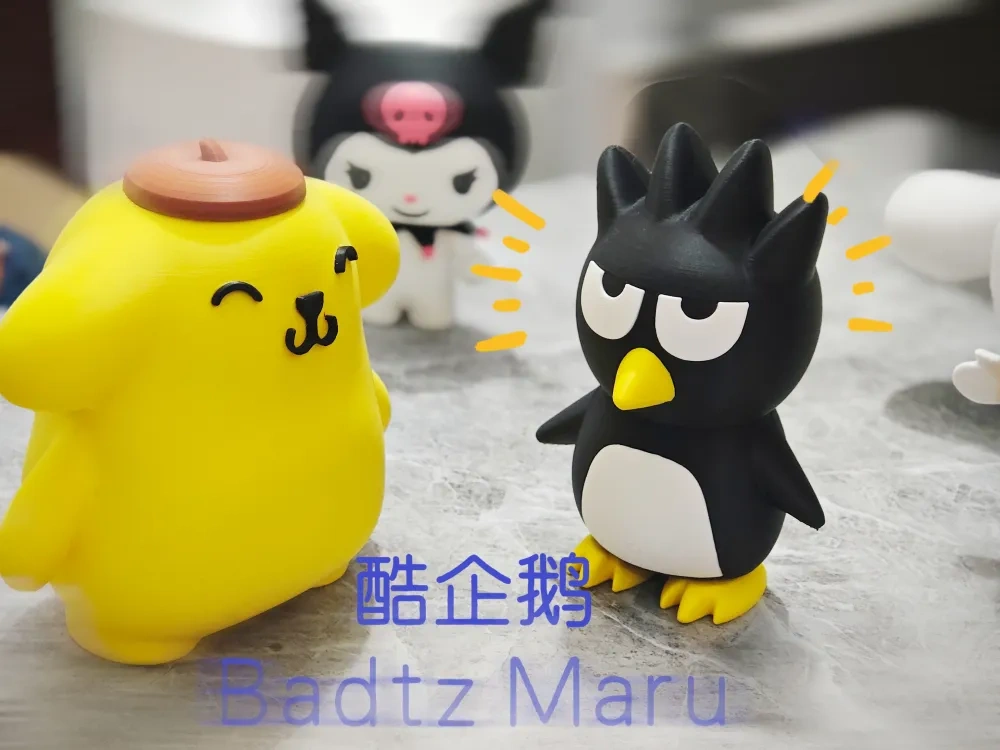 三丽鸥（Sanrio）---No AMS拆件--- 酷企鹅 （Badtz Maru）一只酷酷的企鹅 - 免费 3D 打印模型 - MakerWorld