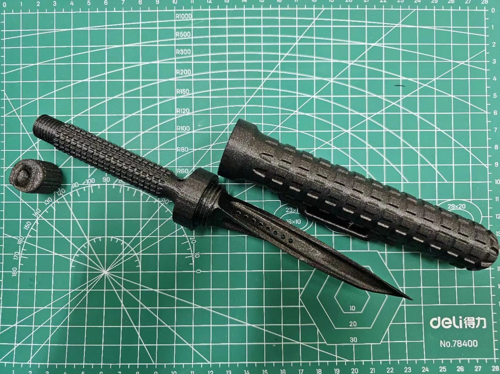 Microtech Jagdkommando Knife Toy 微技术玩具军刀模型带鞘 来自 补补觉去 - MakerWorld