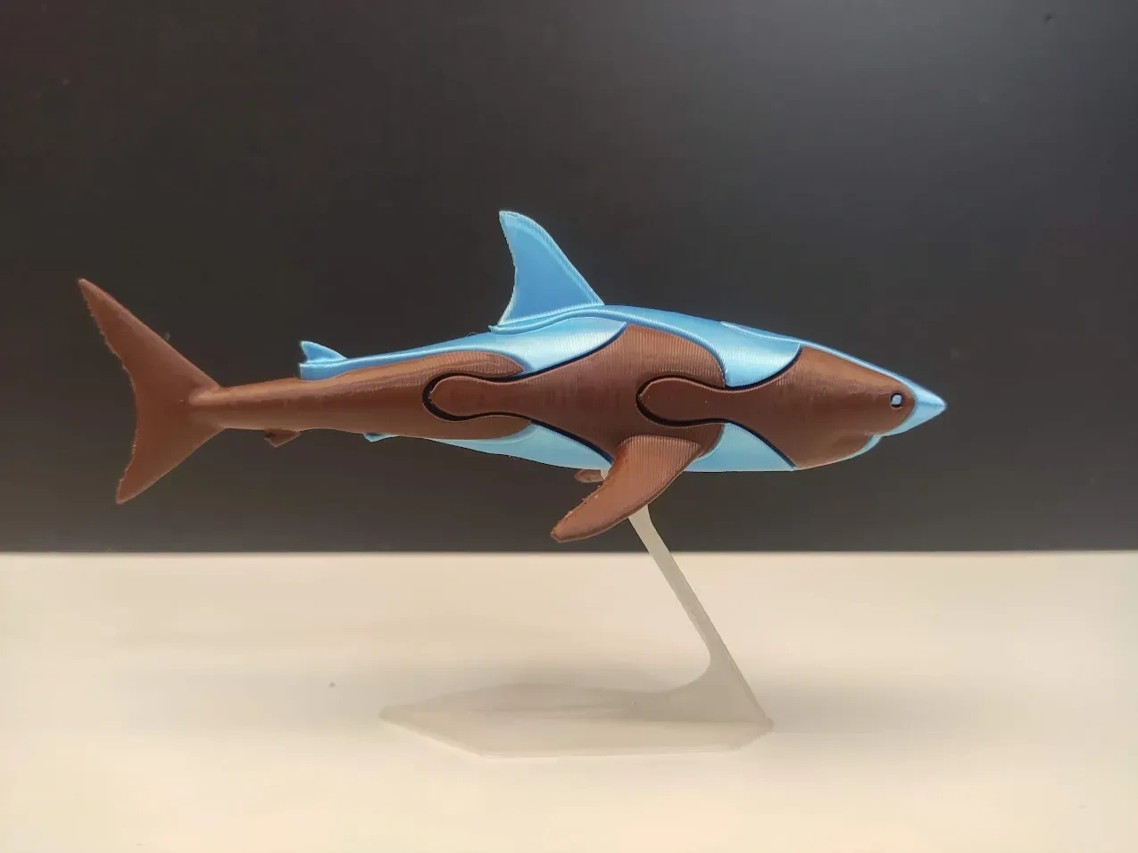 鲨鱼 - 3D拼图 来自 Sevro MakerWorld：免费下载 3D 模型