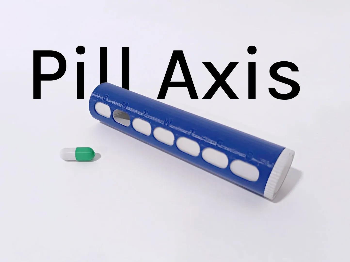Pill Axis - 旋转药盒整理器 来自 João Queirós MakerWorld：免费下载 3D 模型