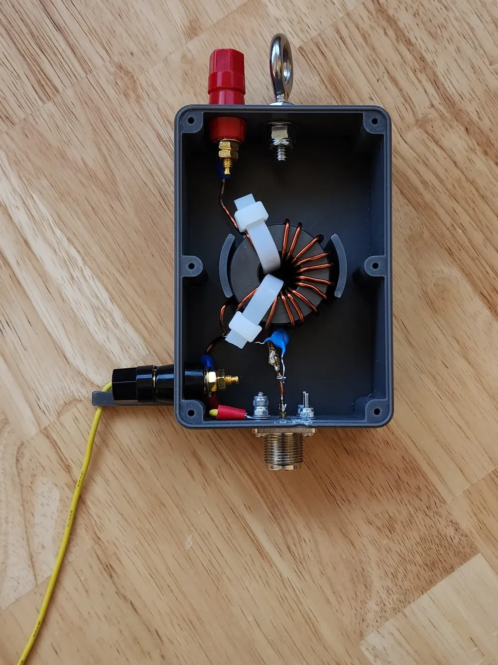 EFHW - 49:1 不平衡-不平衡转换器外壳 - Fair-Rite 环形磁芯 - 版本 2 来自 SunsetRider ...