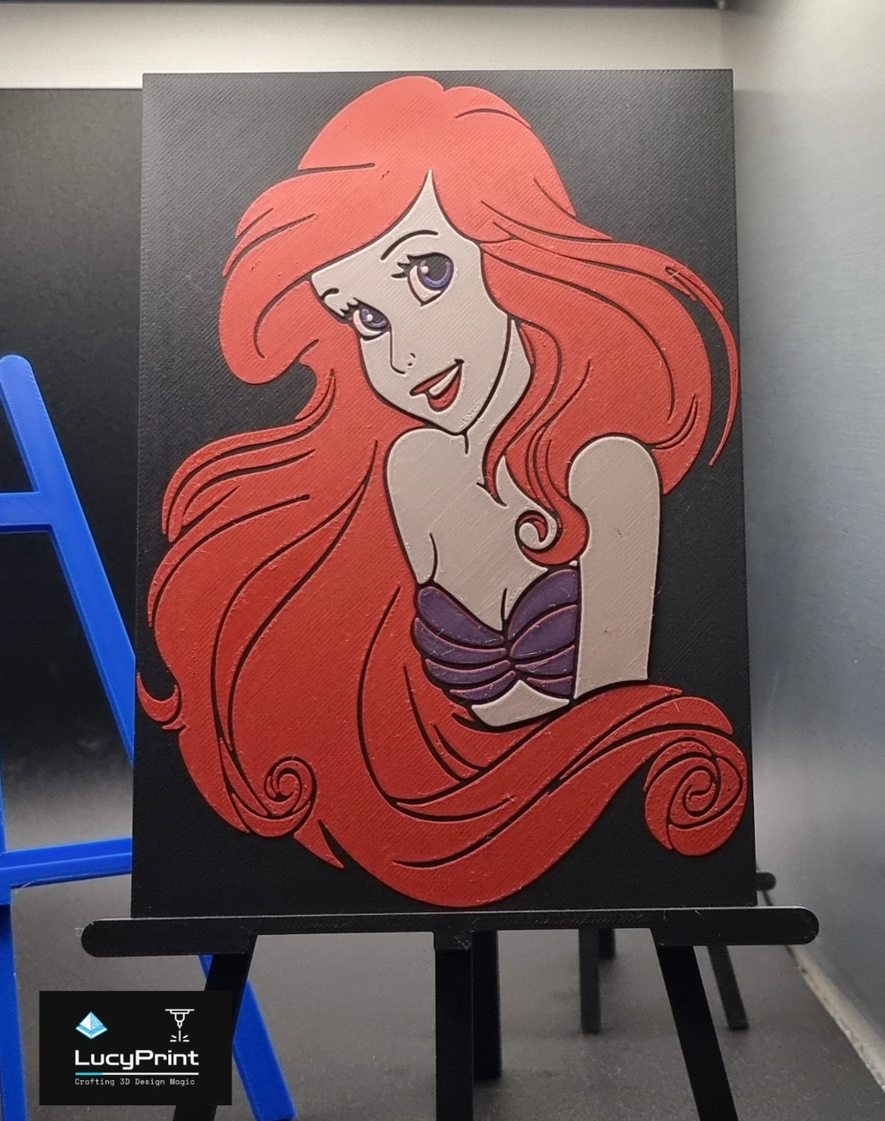 The Little Mermaid - HueForge 来自 LucyPrint - MakerWorld
