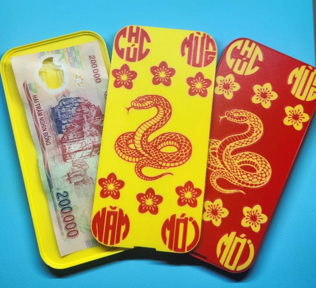 农历新年，春节——蛇形压岁钱盒 来自 Guayar - MakerWorld