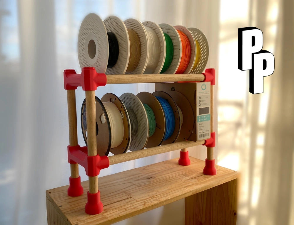 Modular Filament Spool Shelf System 来自 Prestige PrototypeMakerWorld：免费 ...
