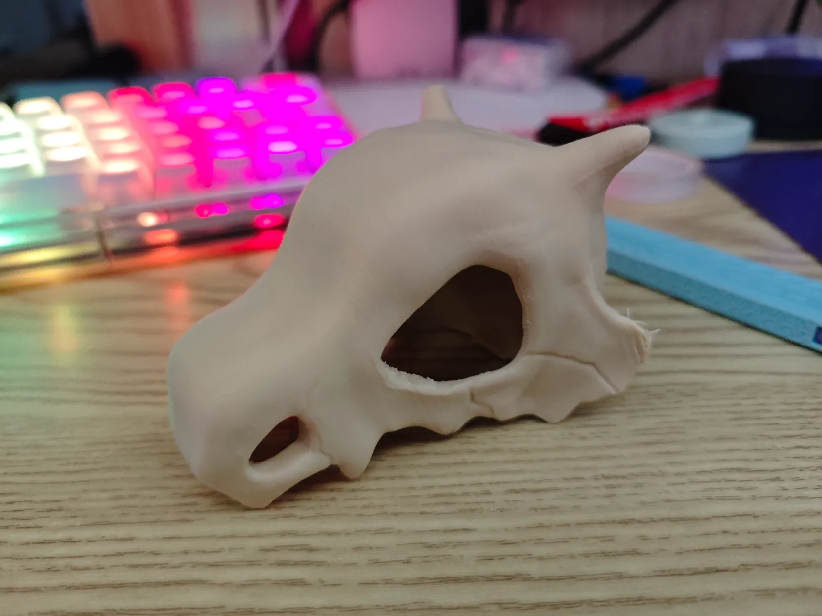 Ultra-high detail Cubone skull 来自 QAQ223 - MakerWorld