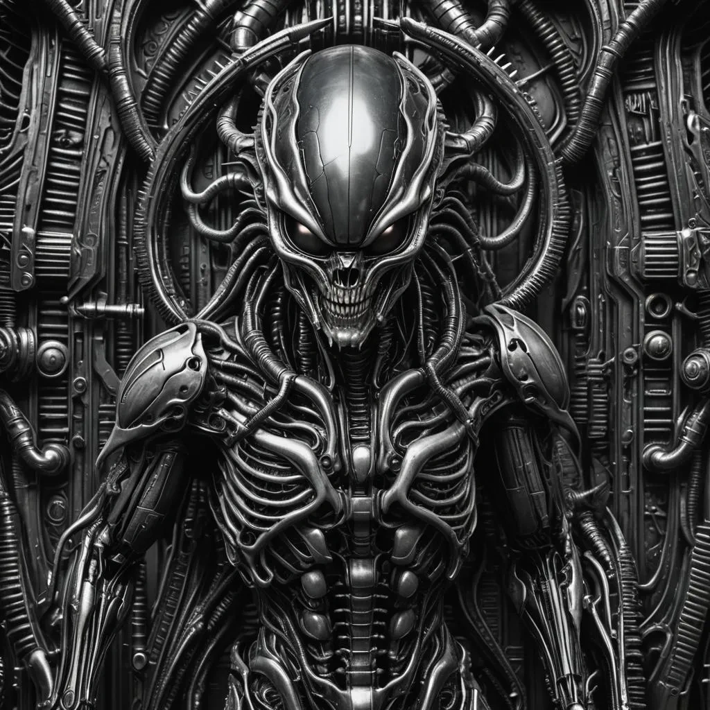 Alien xenomorph - Giger- Hueforge 来自 drakeforge3d - MakerWorld