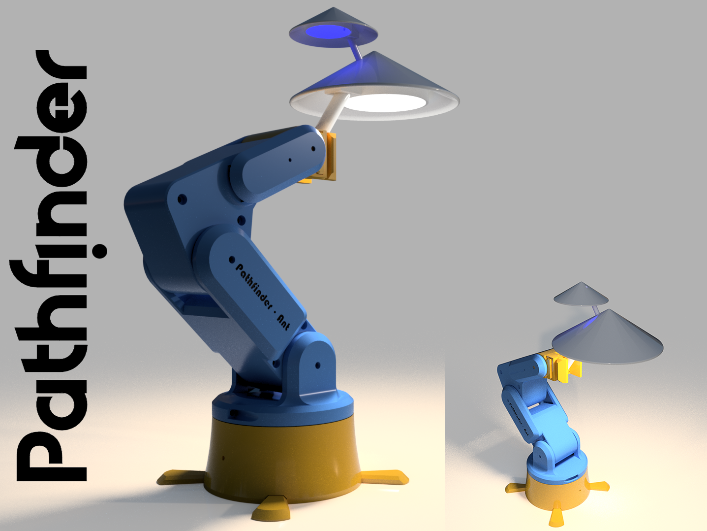 Multifunctional Robotic Arm - Desktop Lamp Edition 来自 PathfinderANT ...