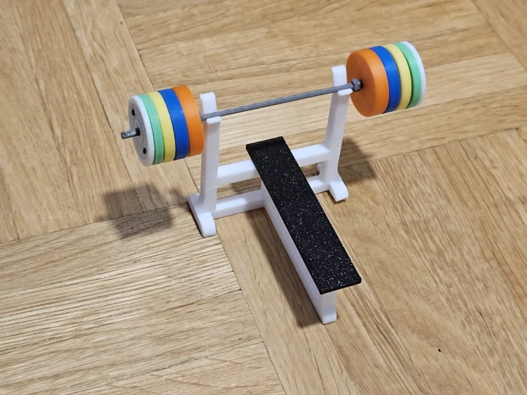 Mini Bench Press 来自 PrintWave MakerWorld：免费下载 3D 模型