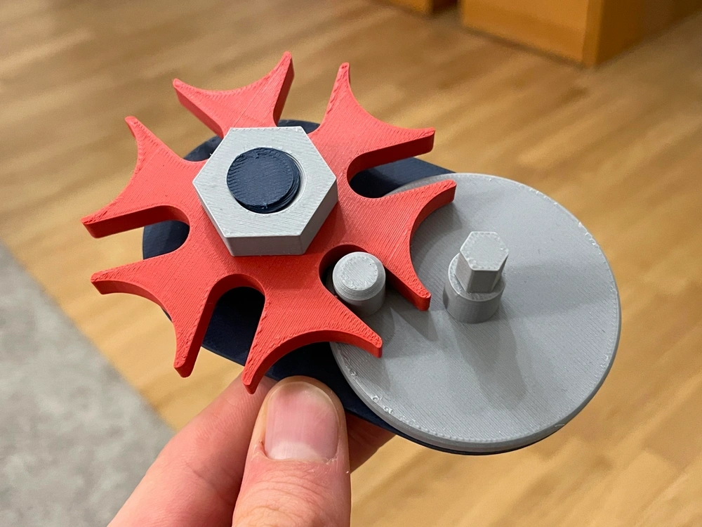 Geneva Mechanism/Drive Model 来自 Pulsar Designs - MakerWorld