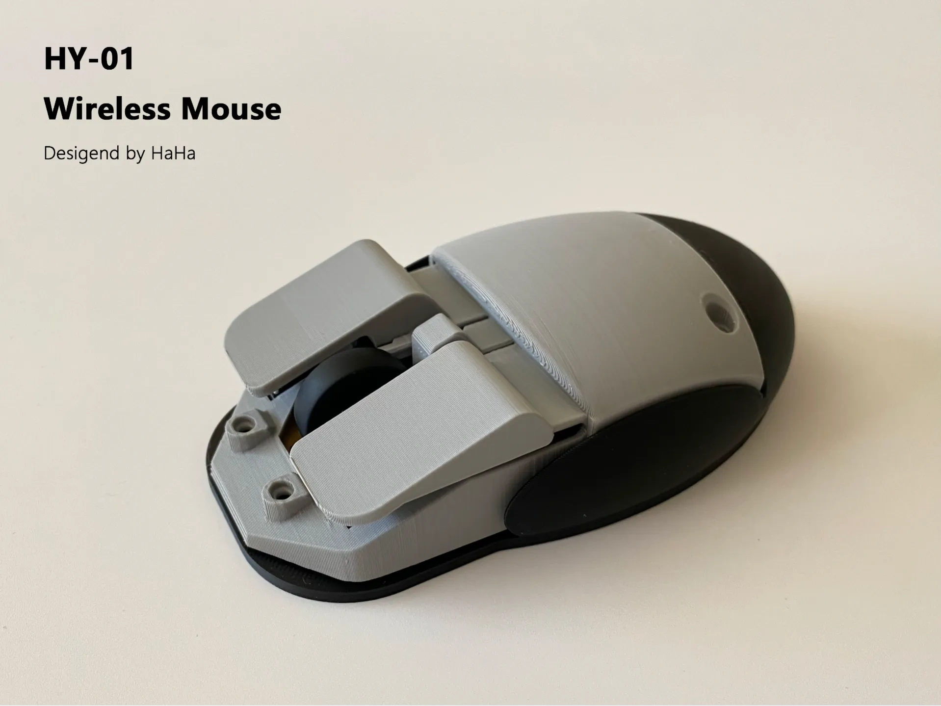HY-01 无线鼠标 来自 HaHa MakerWorld：免费下载 3D 模型