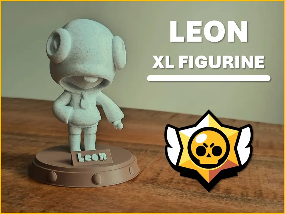 Leon | XL Brawl Stars Figurine (No AMS) 来自 Mike.stl - MakerWorld