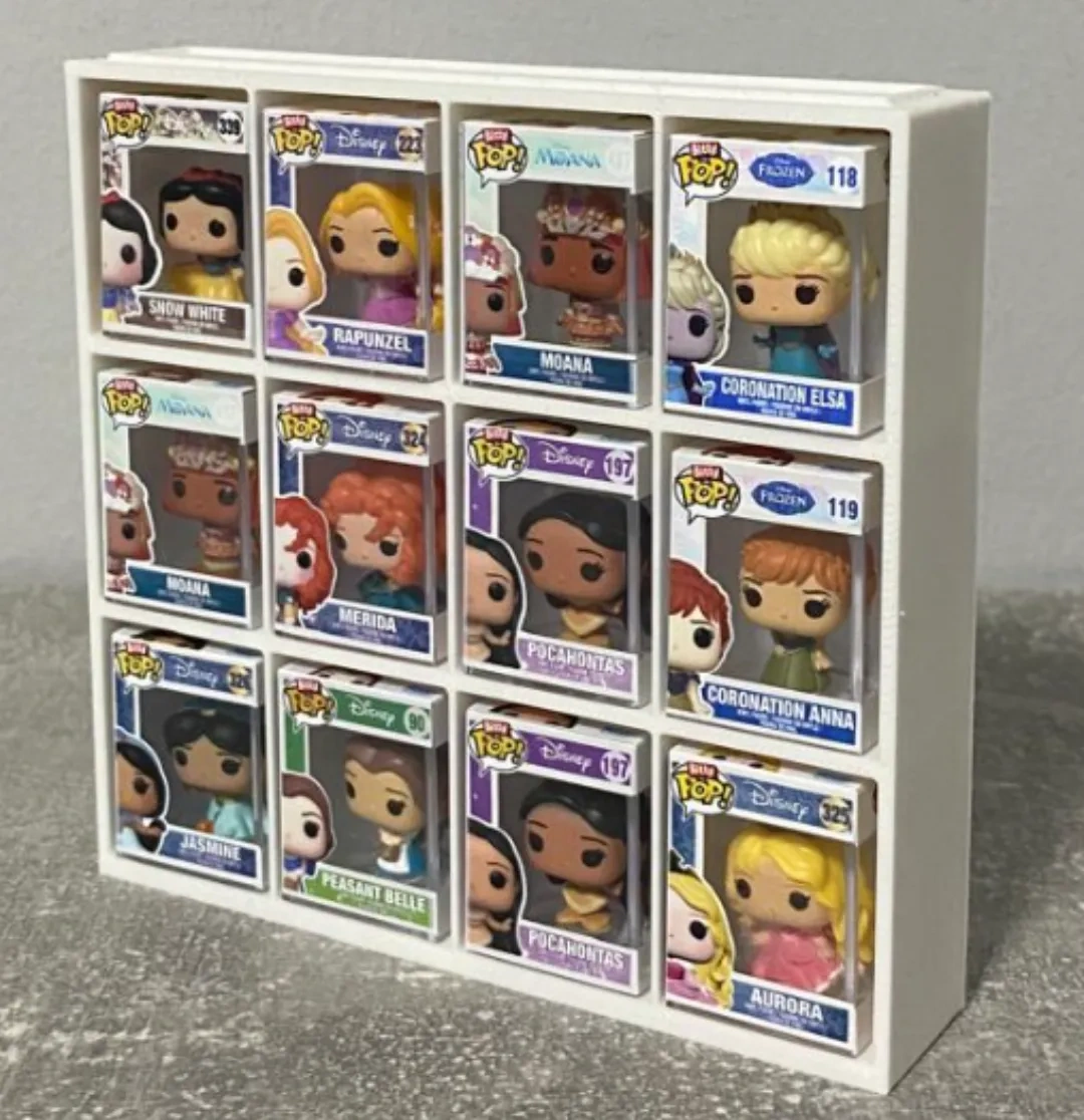 Funko Bitty POP! shelf 12x 来自 El Patrón - MakerWorld