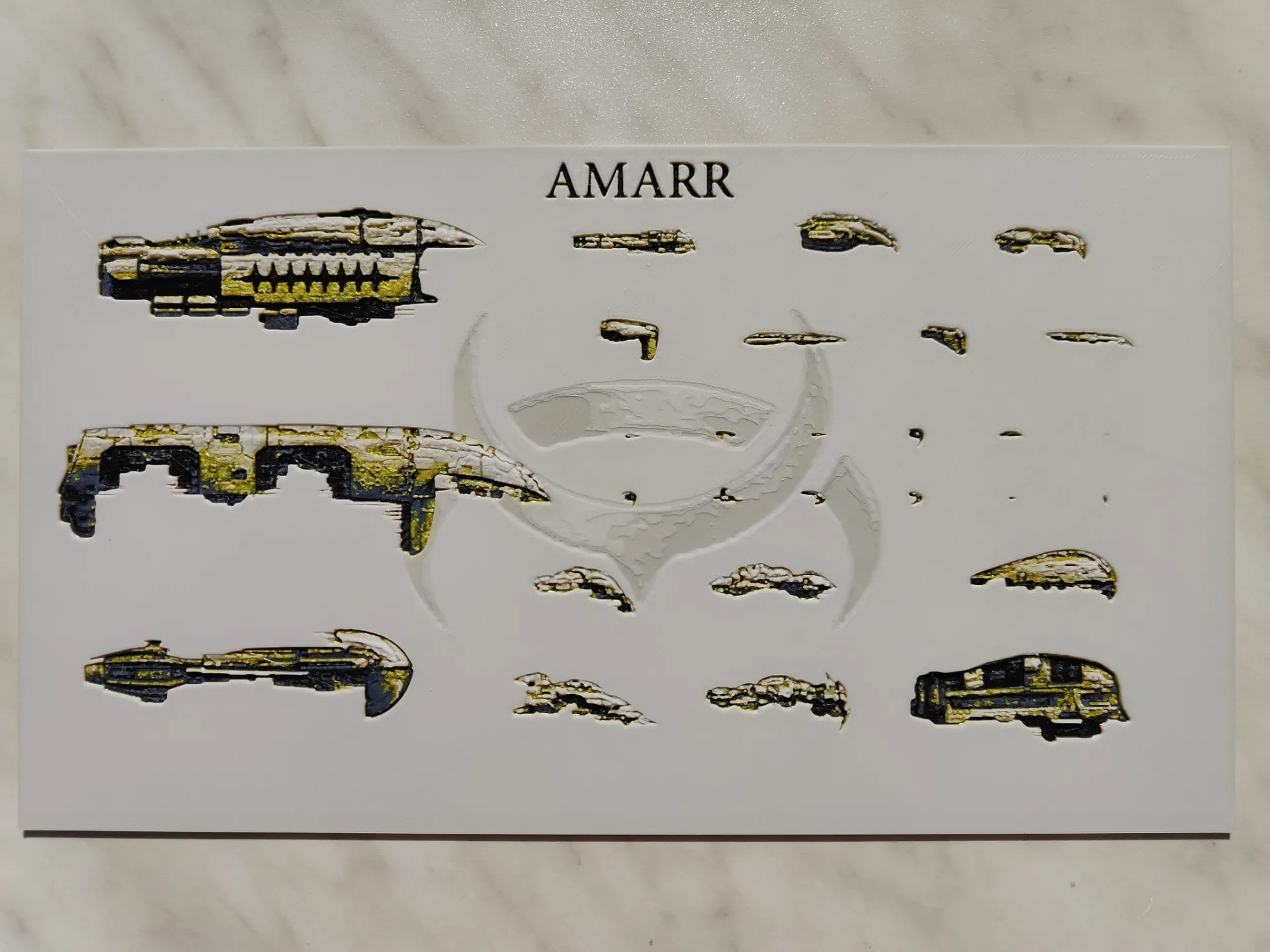 Amarr ships - EVE Online - Hueforge 来自 BeaN - MakerWorld