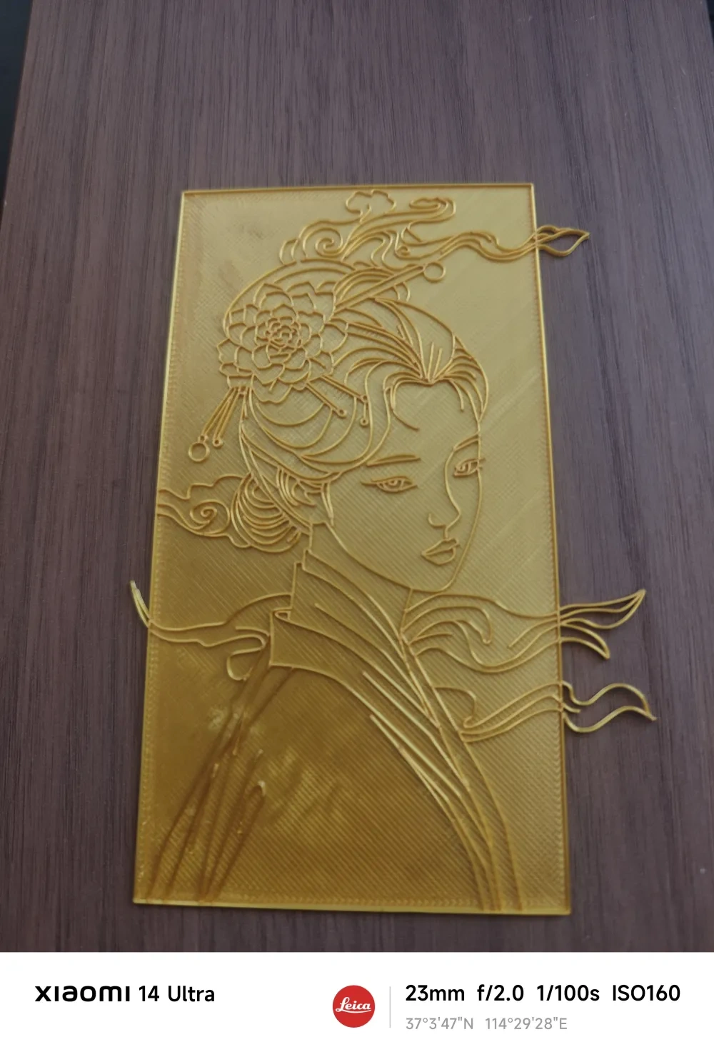 也久月电子掐丝-花女 来自 飯鲨FANSHA MakerWorld：免费下载 3D 模型