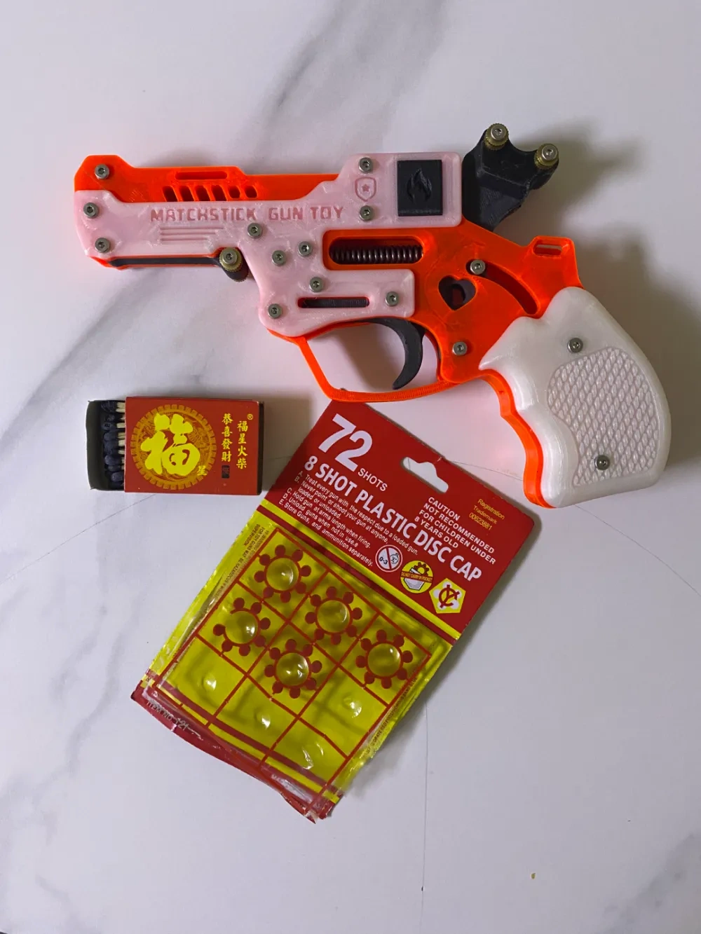Matchstick Gun Toy V1.0（80后童年记忆砸炮火柴枪玩具） 来自 Lucky Dragon MakerWorld：免费下载 ...