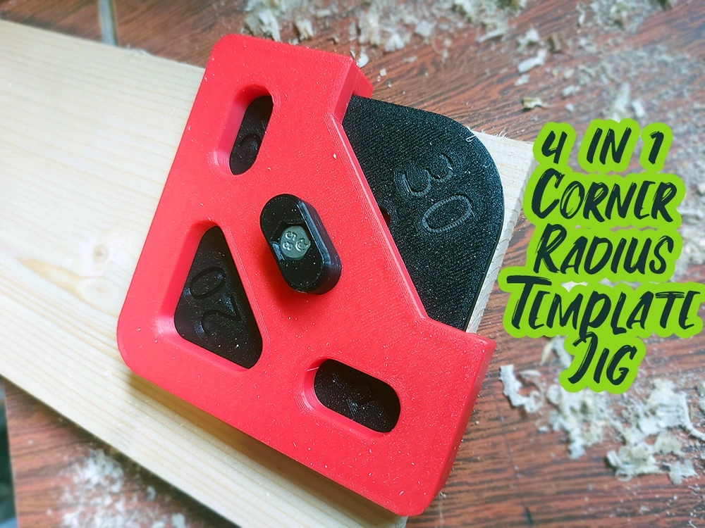 4in1 Corner Radius Template Jig 来自 Allar3D - MakerWorld