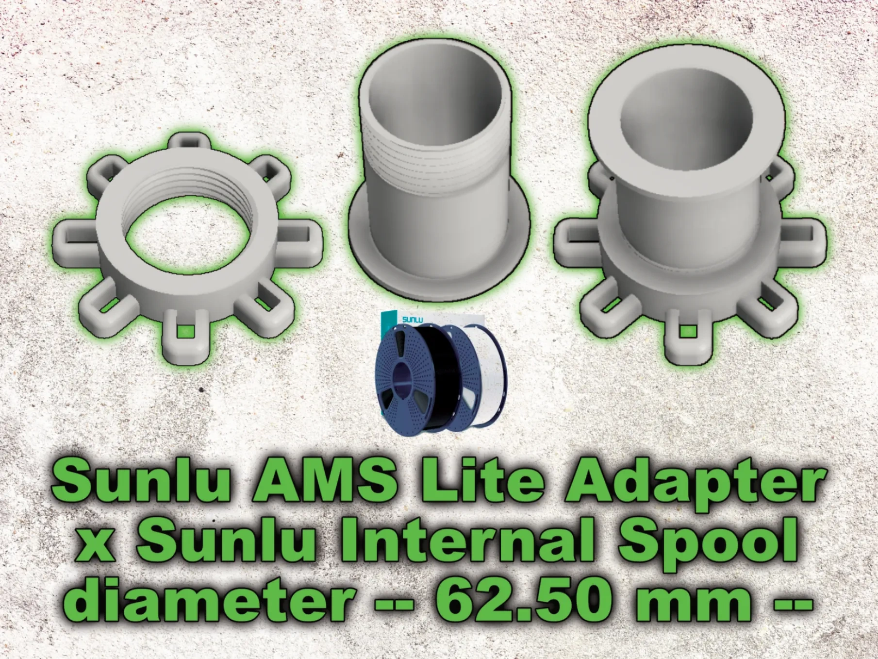 Sunlu AMS Lite Adapter New Spool Diameter 62.50 mm 来自 roby85r - MakerWorld