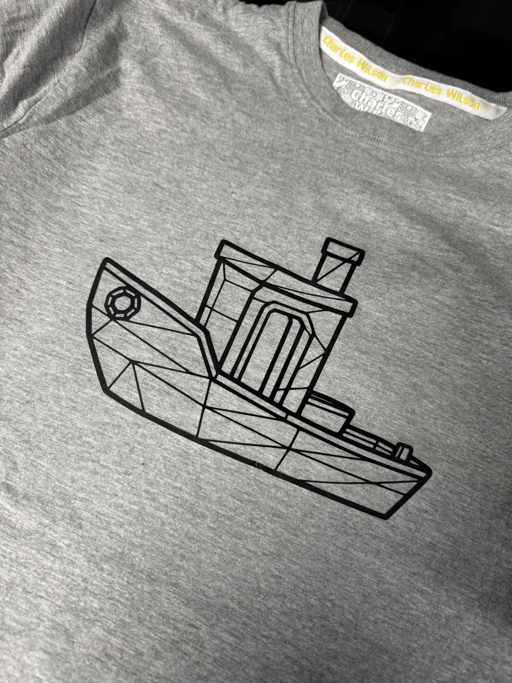 3D Benchy 线框贴纸, 激光, 熨烫贴 来自 mr_mkaay MakerWorld：免费下载 3D 模型