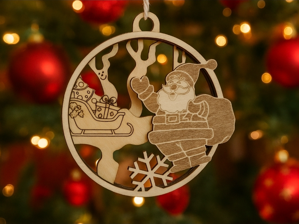 圣诞饰品编号3 来自 Savy_Maker MakerWorld：免费下载 3D 模型