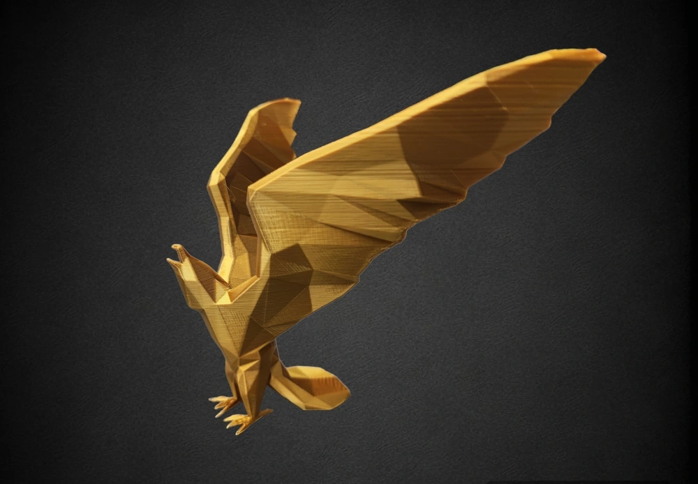 低多边形光头雄鹰（无需支撑） 来自 BP3D - MakerWorld