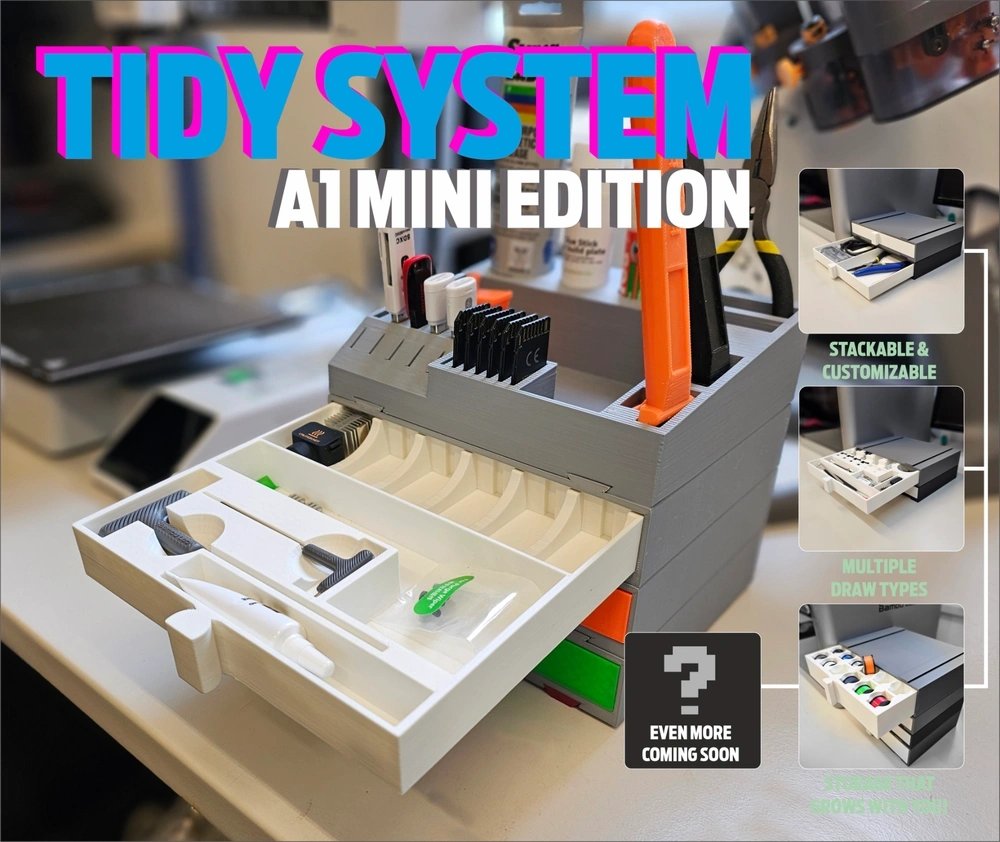 Tidy System A1 迷你版 - 清理杂物！ 来自 TotalChaos - MakerWorld
