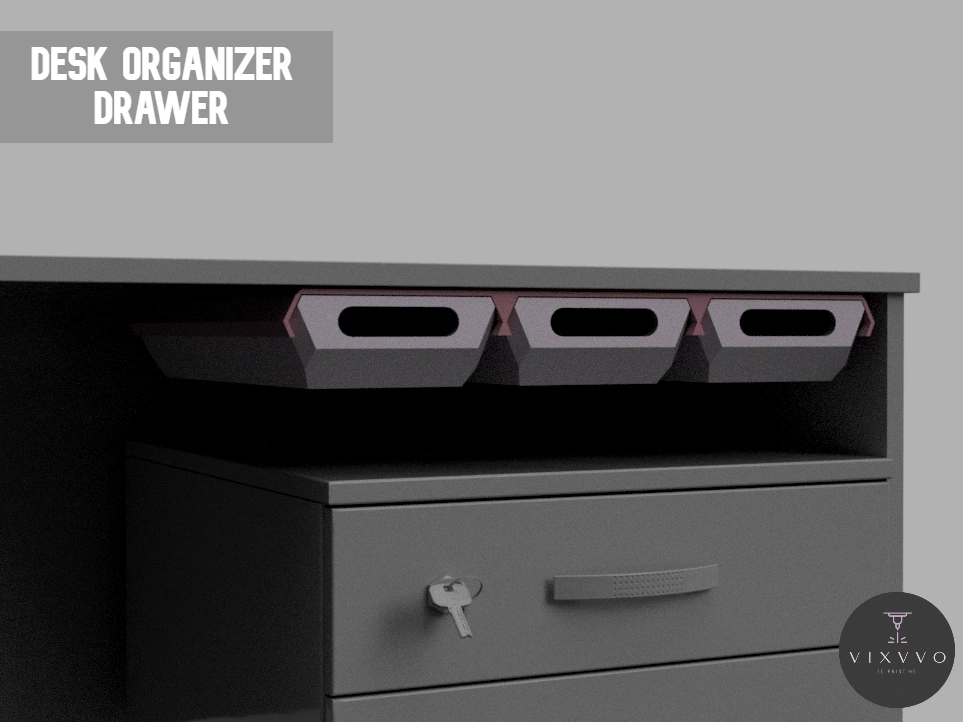 桌面组织抽屉 来自 Vixvvo 3D - MakerWorld