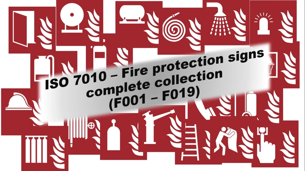 ISO 7010 - 消防保护标志 (F001 - F019) 来自 Drunken MonkeyMakerWorld：免费下载 3D 模型