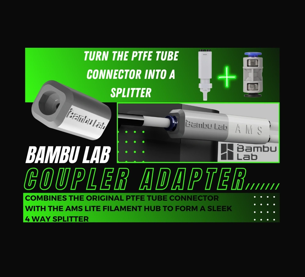 Bambu Lab Coupler Adapter（分流器模块） 来自 Aesth3tix - MakerWorld