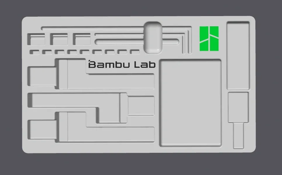 Bambu Lab X1C/P1S/P1P配件盒插入件 来自 [TP] - MakerWorld