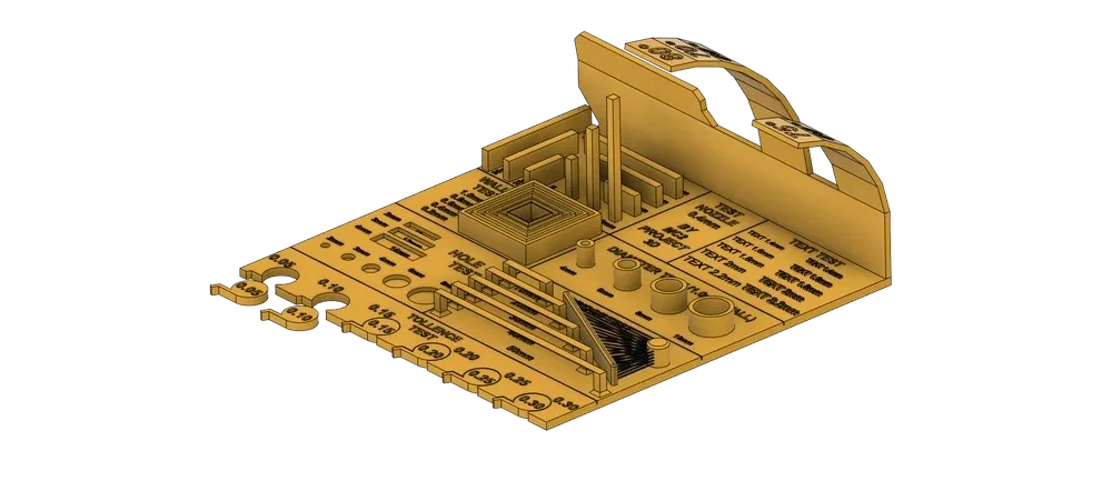 3D打印测试模型的测试项目 来自 Mc2.project3DMakerWorld：免费下载 3D 模型