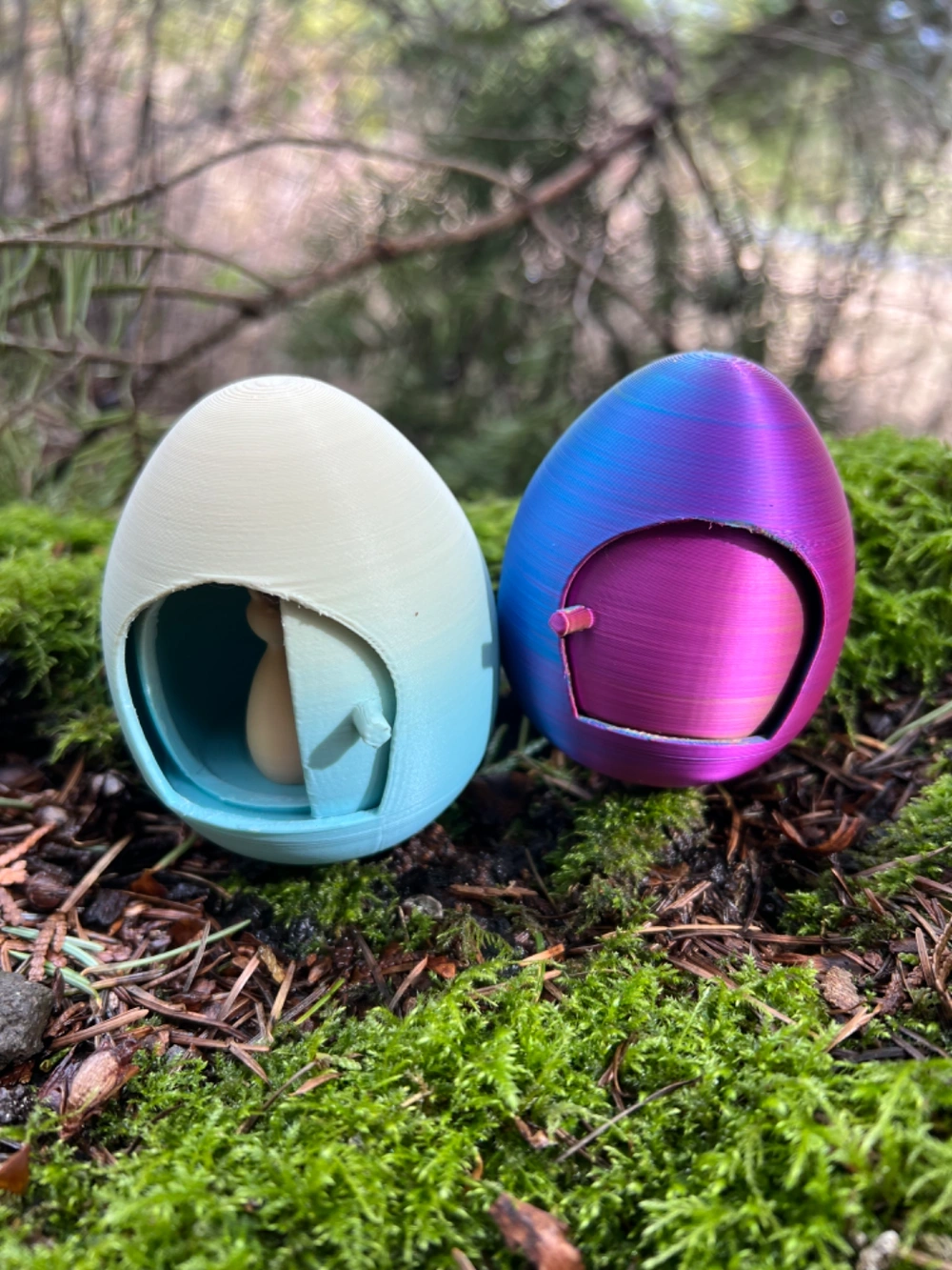 超级简单打印复活节房子蛋门开合 来自 AcmeArt - MakerWorld